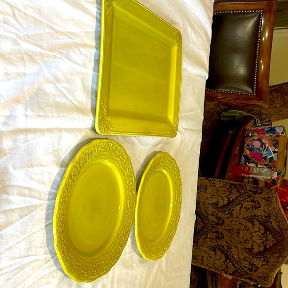 Pier 1 | Kitchen | 3 Pc Pier One Green | Poshmark